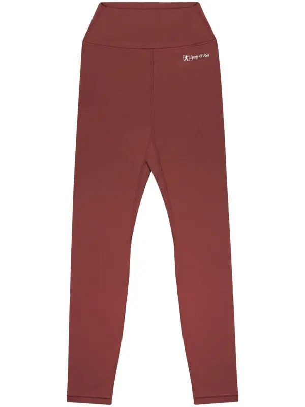 SPORTY & RICH Runner Script High-waisted Leggings
