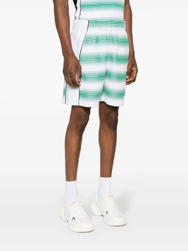 Casablanca Striped Jacquard Track Shorts