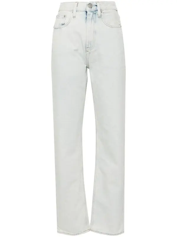 Calvin Klein High-rise Straight-leg Jeans