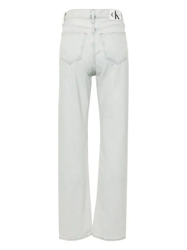 Calvin Klein High-rise Straight-leg Jeans