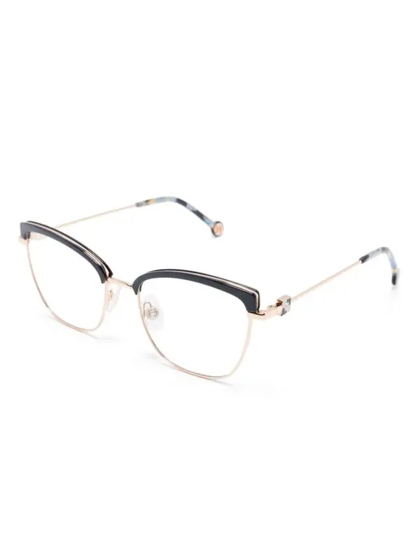 Carolina Herrera Logo-plaque Cat-eye Glasses