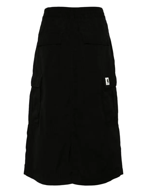 Carhartt Work In Progress Jet Cargo Skirt - Black