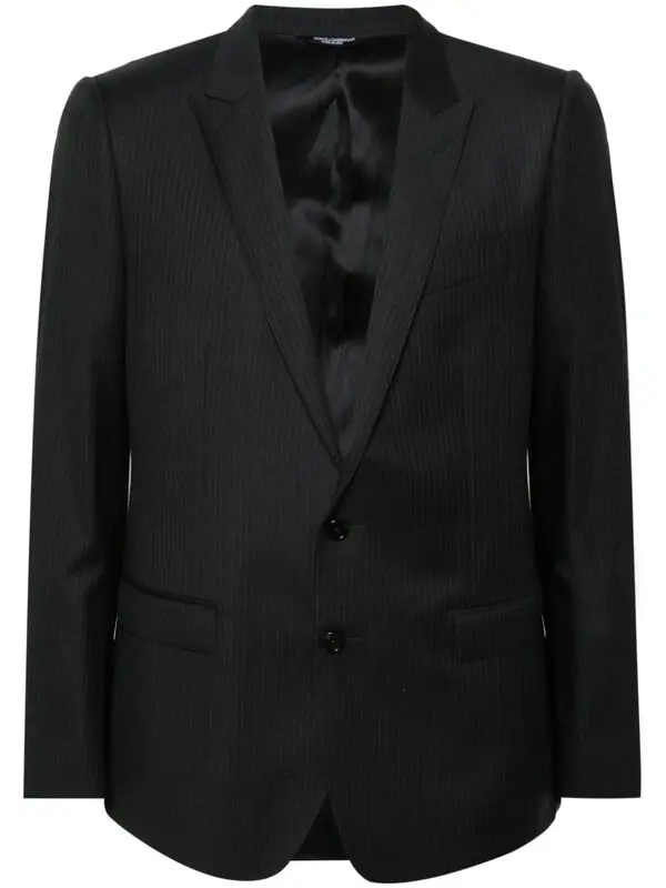 Dolce & Gabbana Pinstriped Virgin-wool Blazer