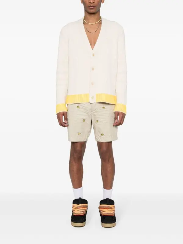 Dsquared2 Banana-embroidered Bermuda Shorts