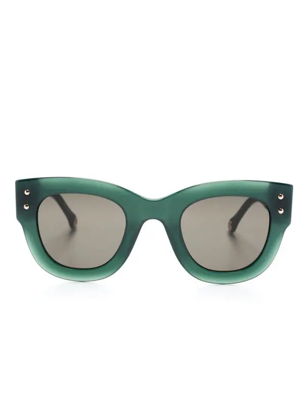 Carolina Herrera Butterfly-frame Sunglasses - Green