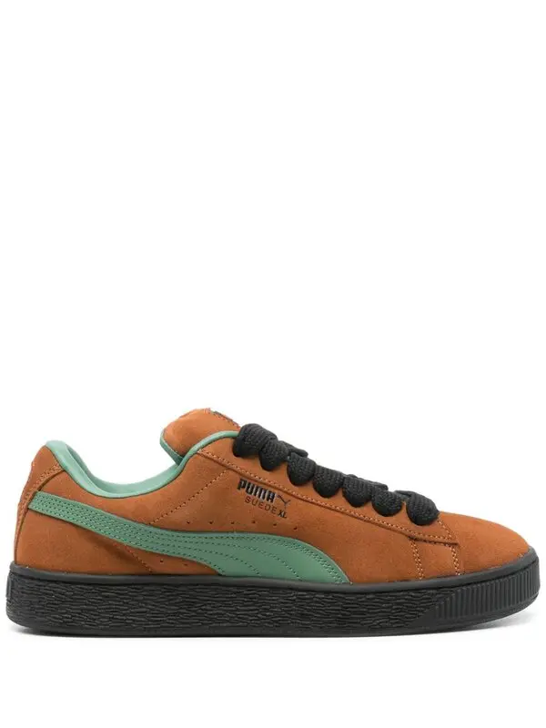 PUMA Suede Xl Logo-print Sneakers - Brown