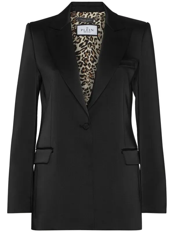 Philipp Plein Crystal-embellished Blazer - Black