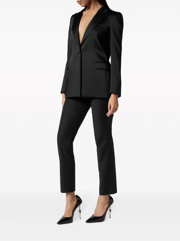 Philipp Plein Crystal-embellished Blazer - Black