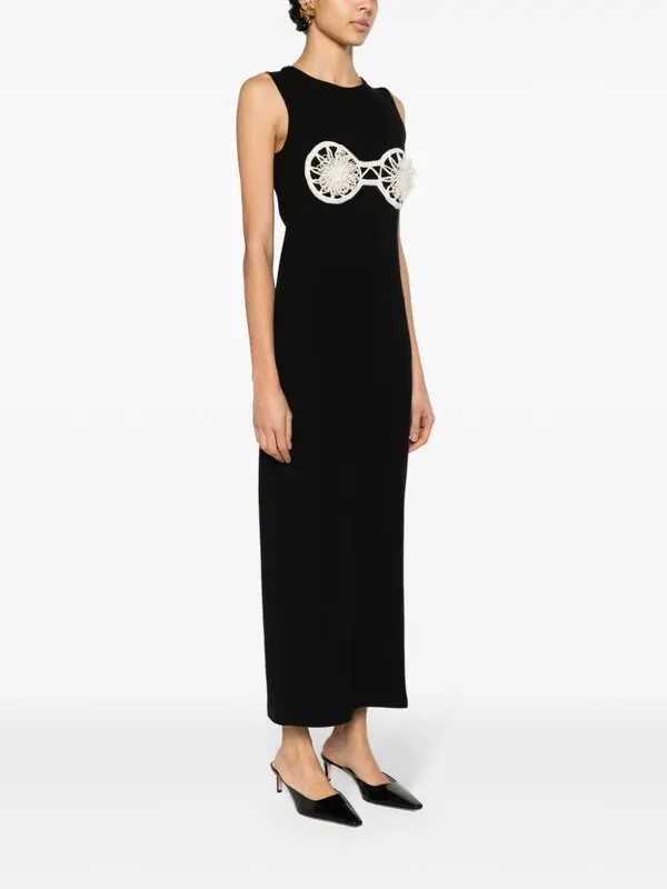 Magda Butrym Crochet-detailed Maxi Dress