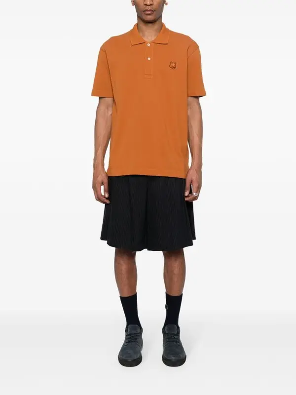 Maison Kitsuné Bold Fox Head Cotton Polo Shirt