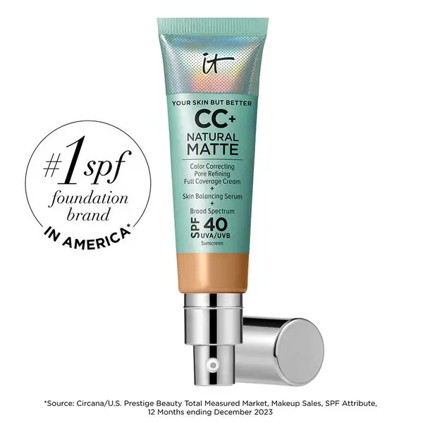 IT COSMETICS Cc+ Cream Natural Matte Foundation With Spf 40 - Tan Warm