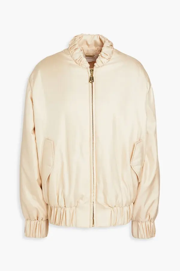 Zimmermann Silk-twill Padded Bomber Jacket