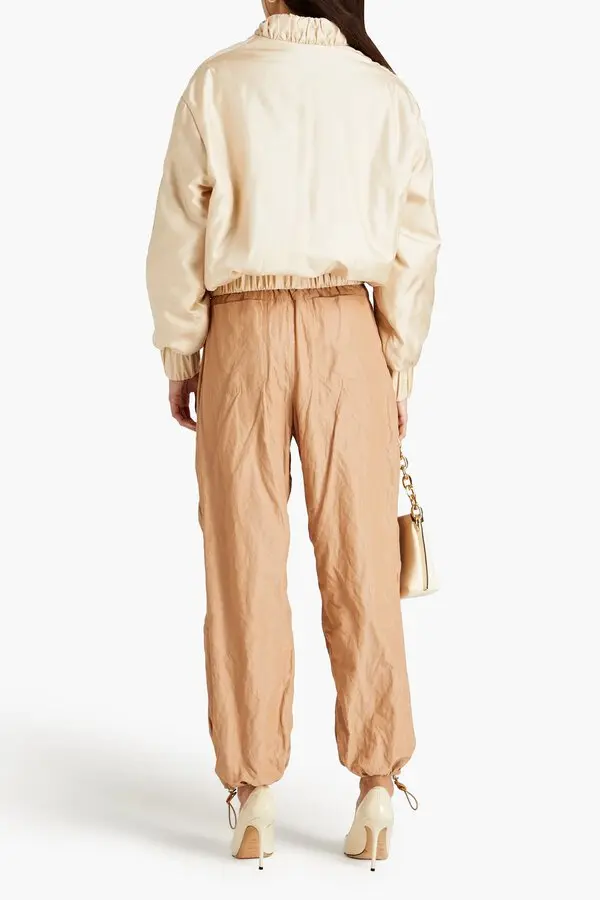 Zimmermann Silk-twill Padded Bomber Jacket