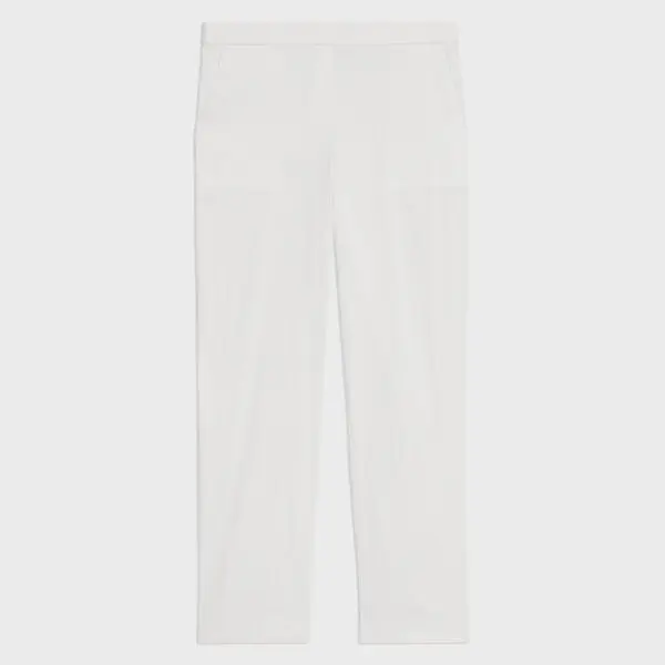 Theory Treeca Pull-on Pant In Good Linen - White