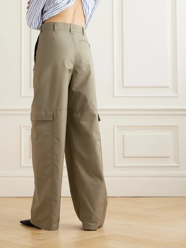 Loewe Cotton-blend Twill Straight-leg Cargo Trousers