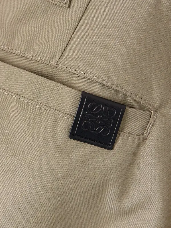 Loewe Cotton-blend Twill Straight-leg Cargo Trousers