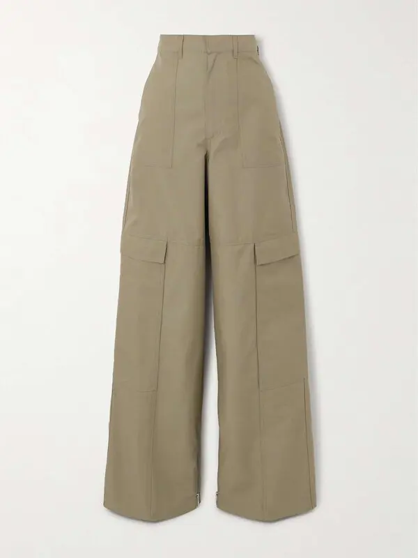 Loewe Cotton-blend Twill Straight-leg Cargo Trousers
