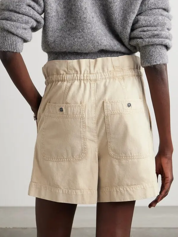 MARANT ETOILE Ipolyte Denim Shorts - Neutrals
