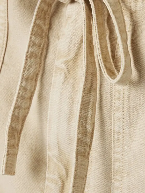 MARANT ETOILE Ipolyte Denim Shorts - Neutrals