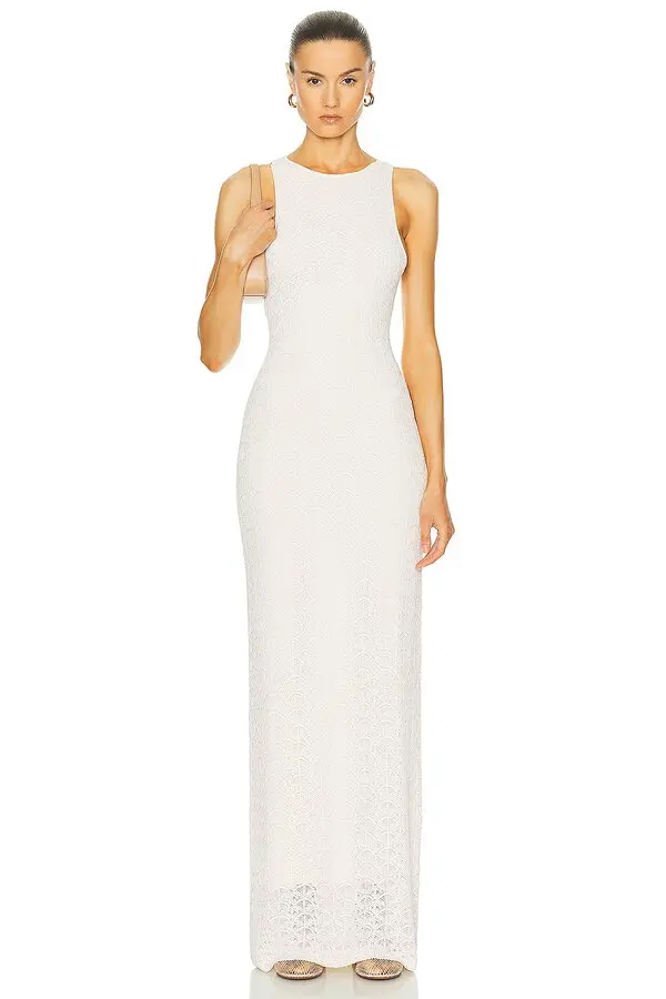 L'academie By Marianna Amary Maxi Dress - Ivory