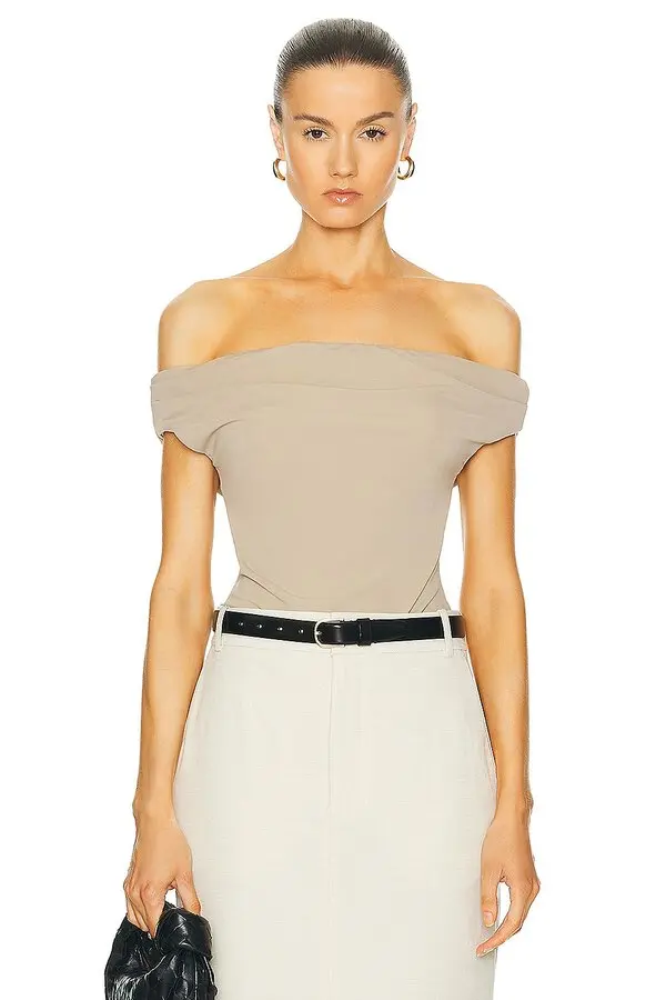 L'academie Fio Off-the-shoulder Top