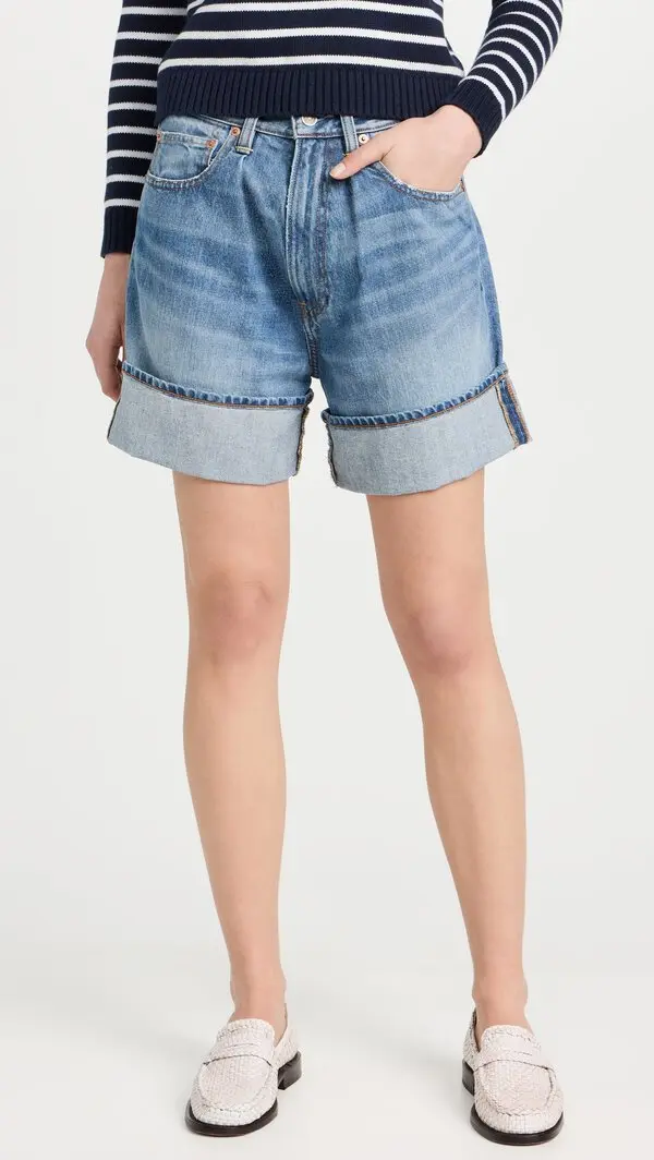 Denimist Brooke Cuffed Denim Shorts