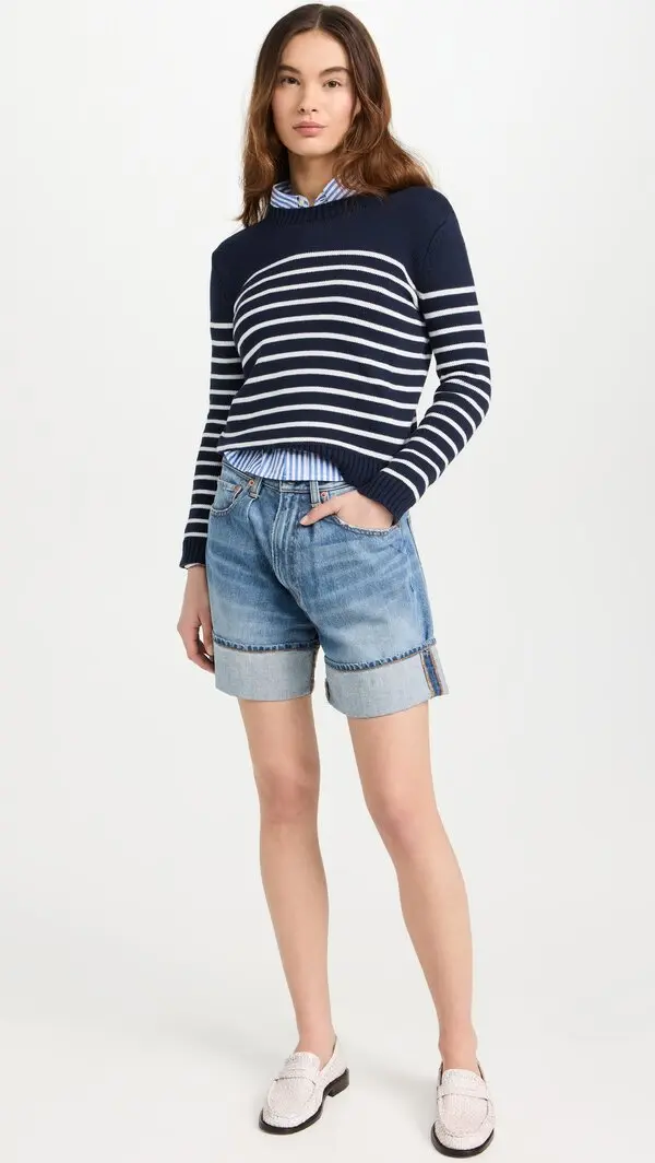 Denimist Brooke Cuffed Denim Shorts