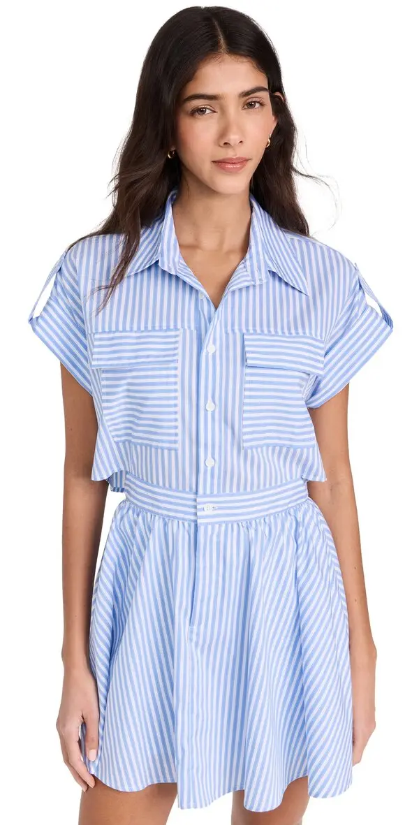 O.P.T Striped Mini Dress