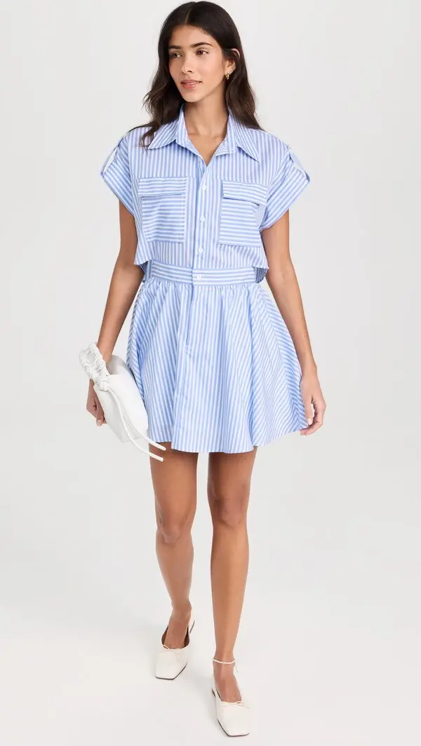 O.P.T Striped Mini Dress