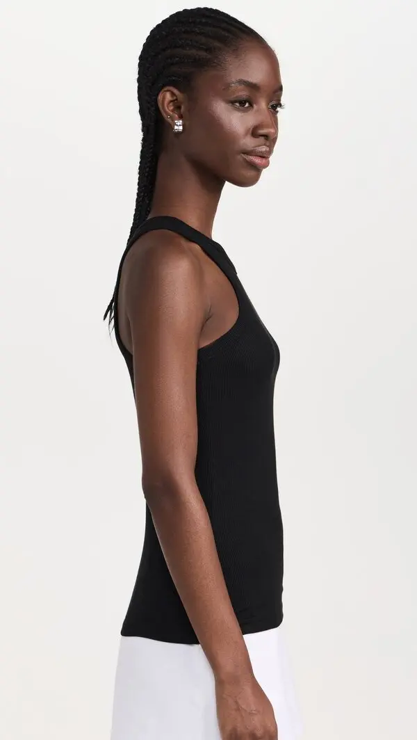 Splits59 Kiki Ribbed Tank Top - Black