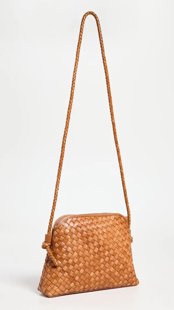 LOEFFLER RANDALL Mallory Woven Crossbody Bag - Timber