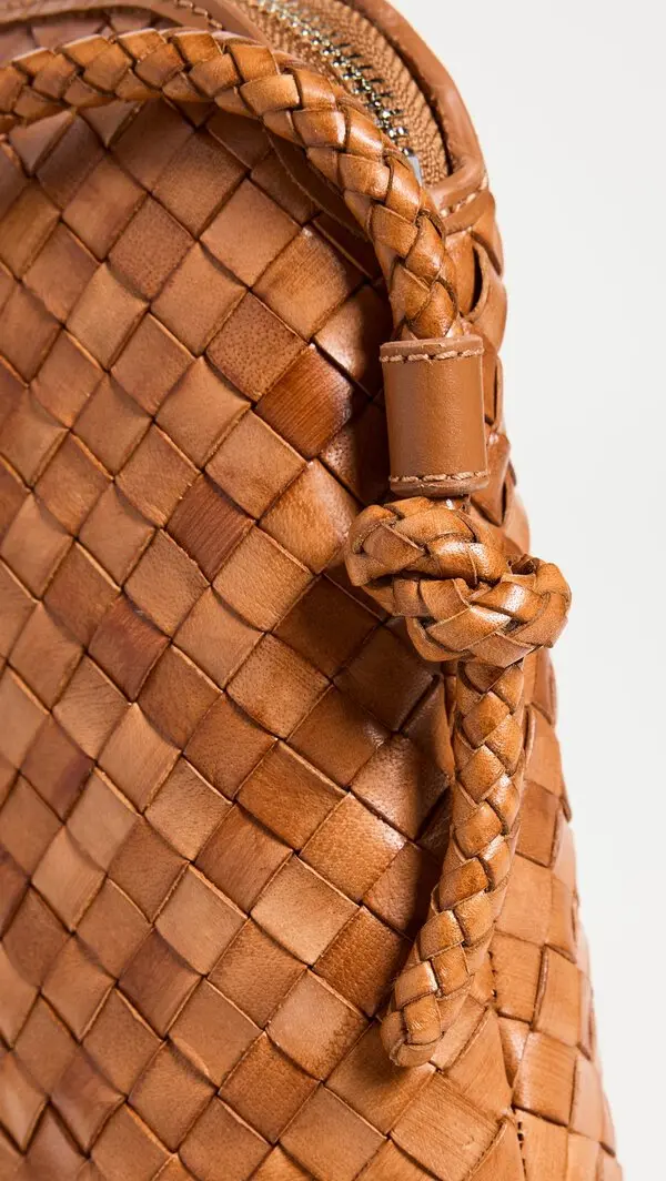 LOEFFLER RANDALL Mallory Woven Crossbody Bag - Timber