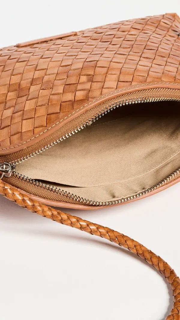 LOEFFLER RANDALL Mallory Woven Crossbody Bag - Timber