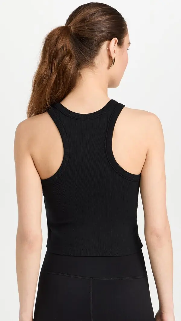 Splits59 Kiki Rib Crop Top - Black