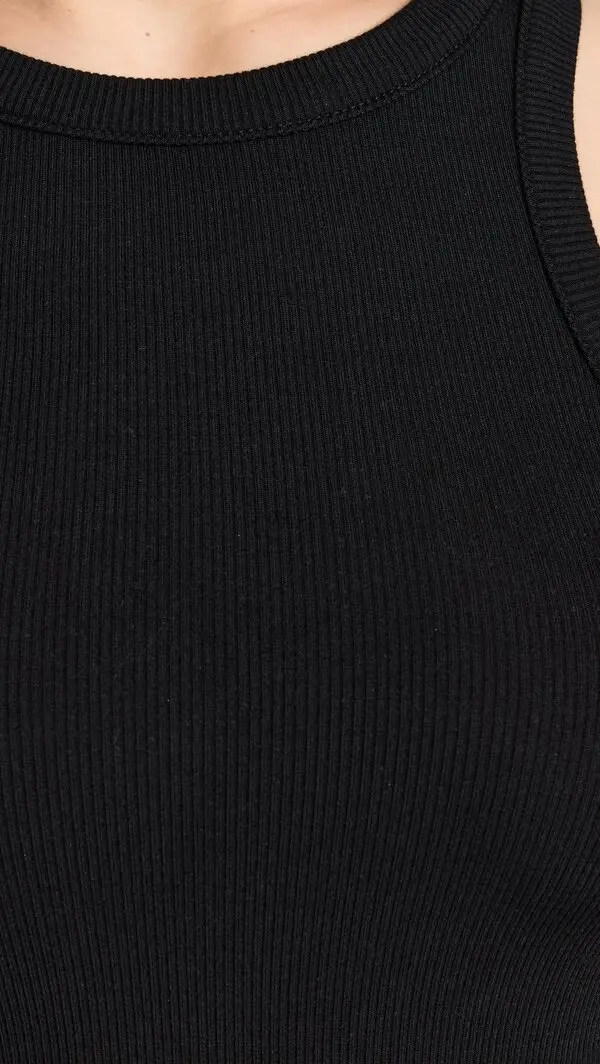 Splits59 Kiki Rib Crop Top - Black