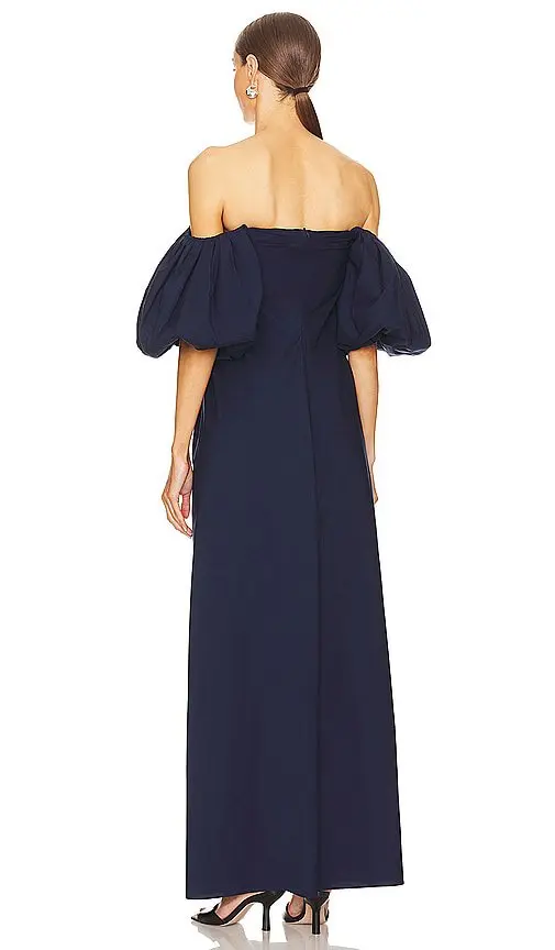 caroline constas off the shoulder dress PALMER OFF SHOULDER GOWN