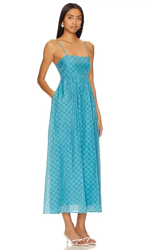 Minkpink Lucille Maxi Dress In Teal - 74% Off | Editorialist