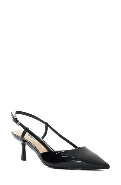 Dune London Pointed Toe Slingback Pumps - Black