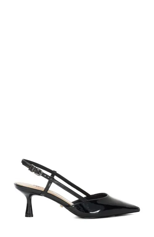 Dune London Pointed Toe Slingback Pumps - Black