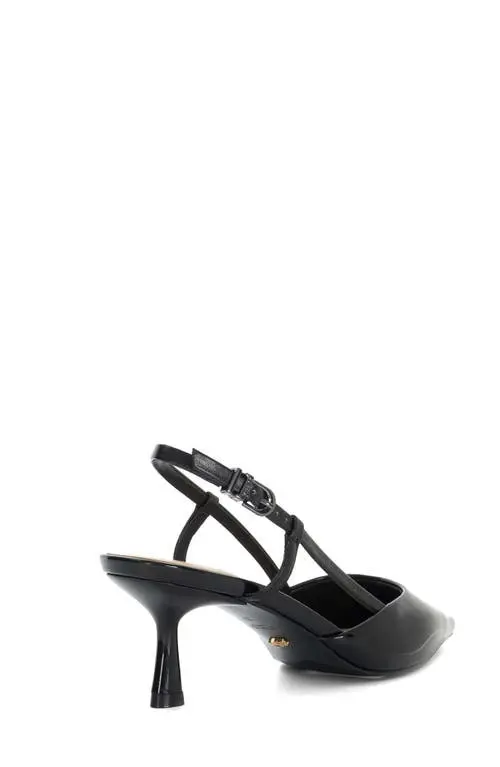 Dune London Pointed Toe Slingback Pumps - Black