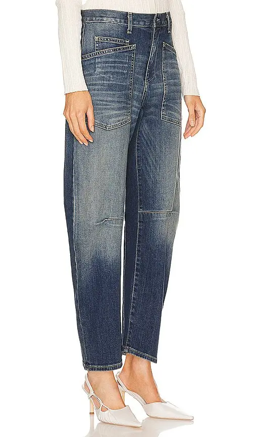 NILI LOTAN Shon Jean" In Denim-dark - Classic Wash