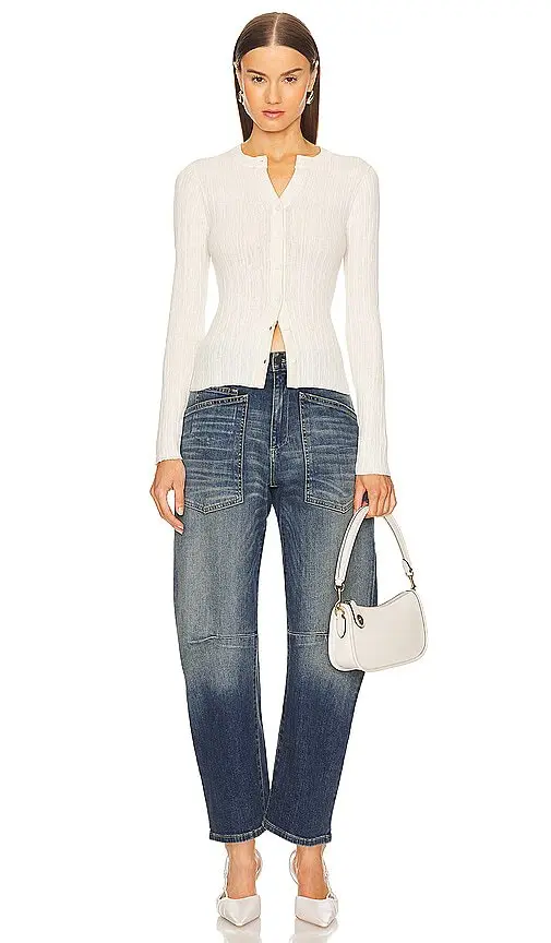 NILI LOTAN Shon Jean" In Denim-dark - Classic Wash