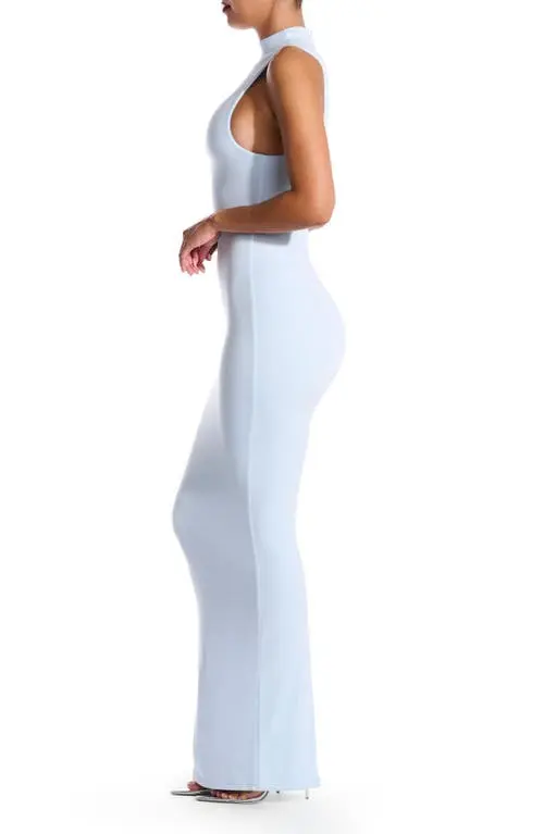 Naked Wardrobe Funnel Neck Body-con Maxi Dress