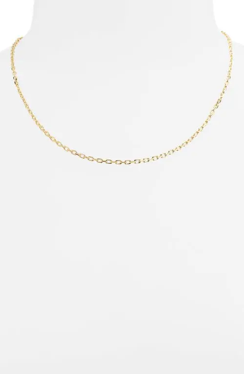 Argento Vivo 18k-plated Sterling Silver Chain Necklace