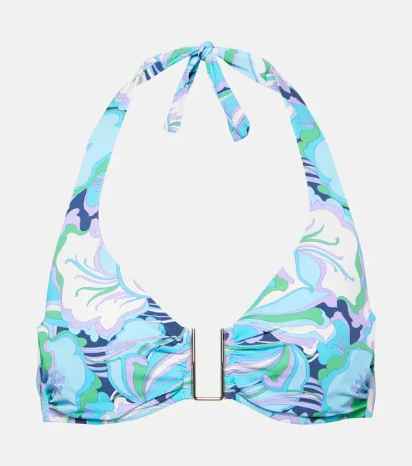 Melissa Odabash Colombia Bikini Top - Blue
