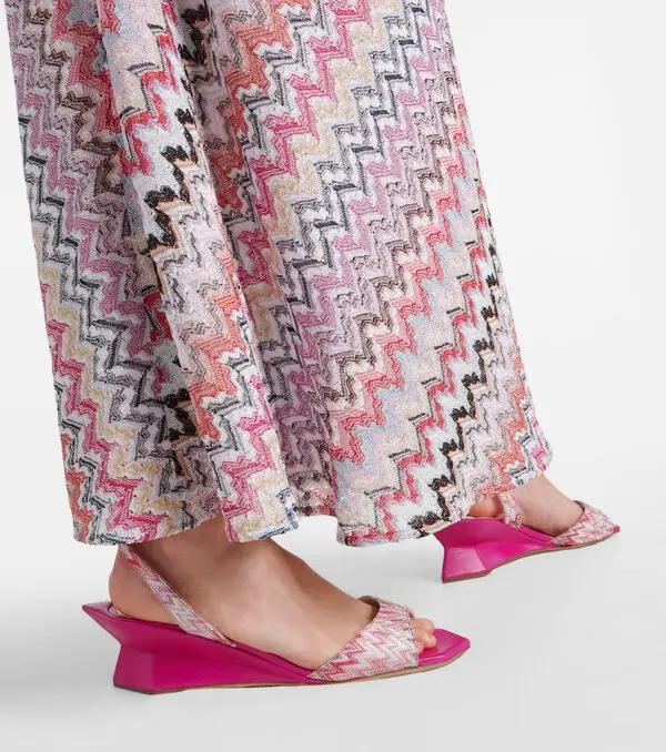 Missoni Zig Zag Wedge Sandals