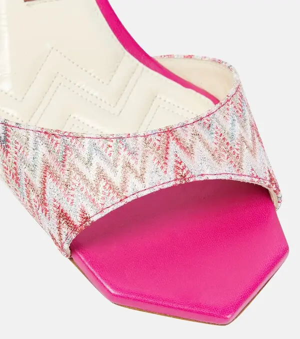 Missoni Zig Zag Wedge Sandals