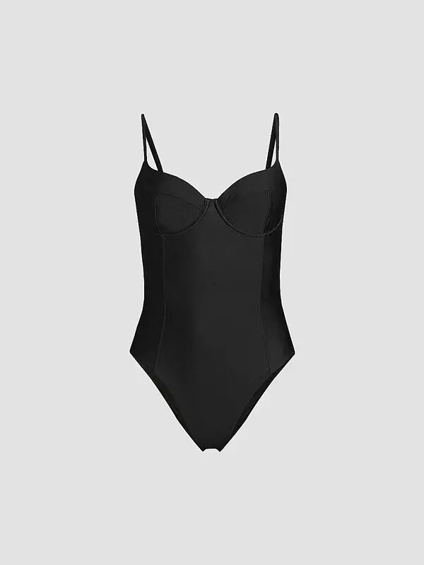 Ramy Brook Jayda Bustier One-piece Swimsuit - Black