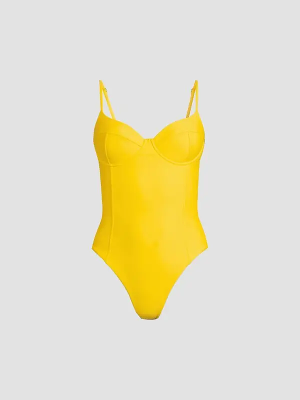 Ramy Brook Jayda Bustier One-piece Swimsuit - Sunglow