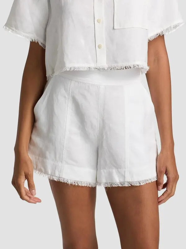 Simkhai Dax Linen-blend Shorts